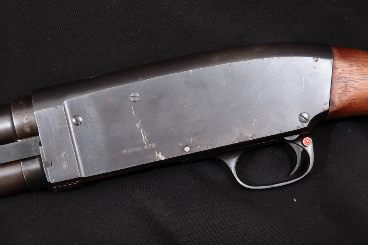 Stevens-Savage Wwii U.S. Marked Model 620 M620 Riot Gun, Blue 20" Pump ...