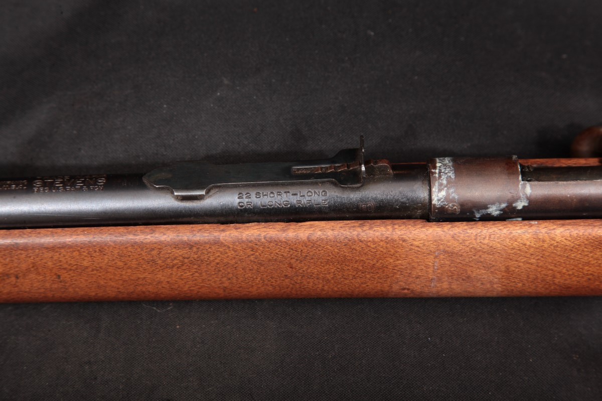 J. Stevens Arms Co. 22" Bolt Action Tube Fed Rifle, Mfd 1915-1945 C&R ...