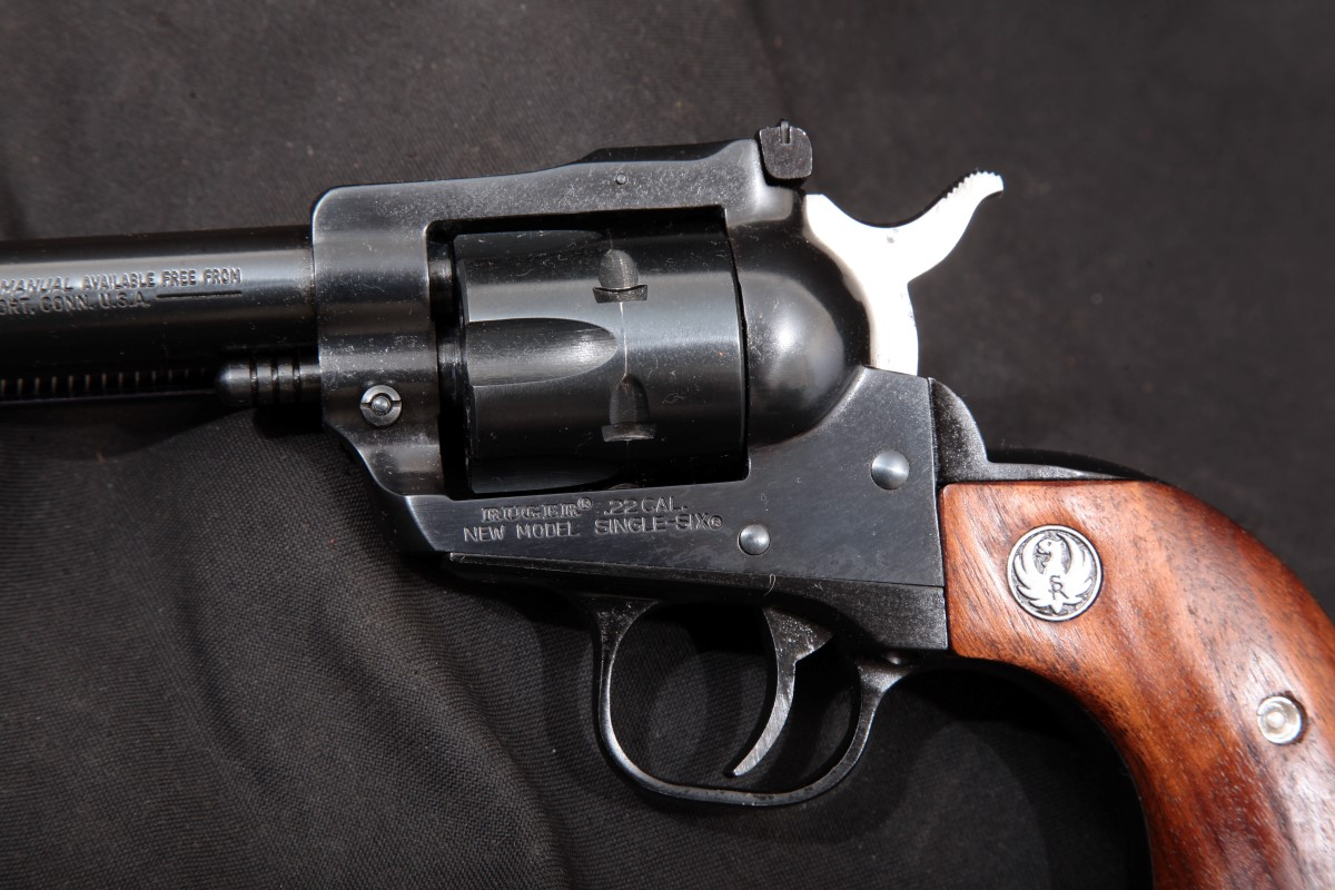 Sturm, Ruger & Co. Inc New Model Single-Six Convertible, Blue & Black 4 ...