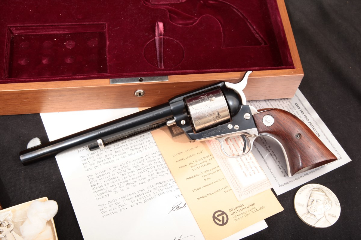 Colt Single Action Army Saa 1 Of 5,000 Col. Sam Colt Sesquicentennial ...