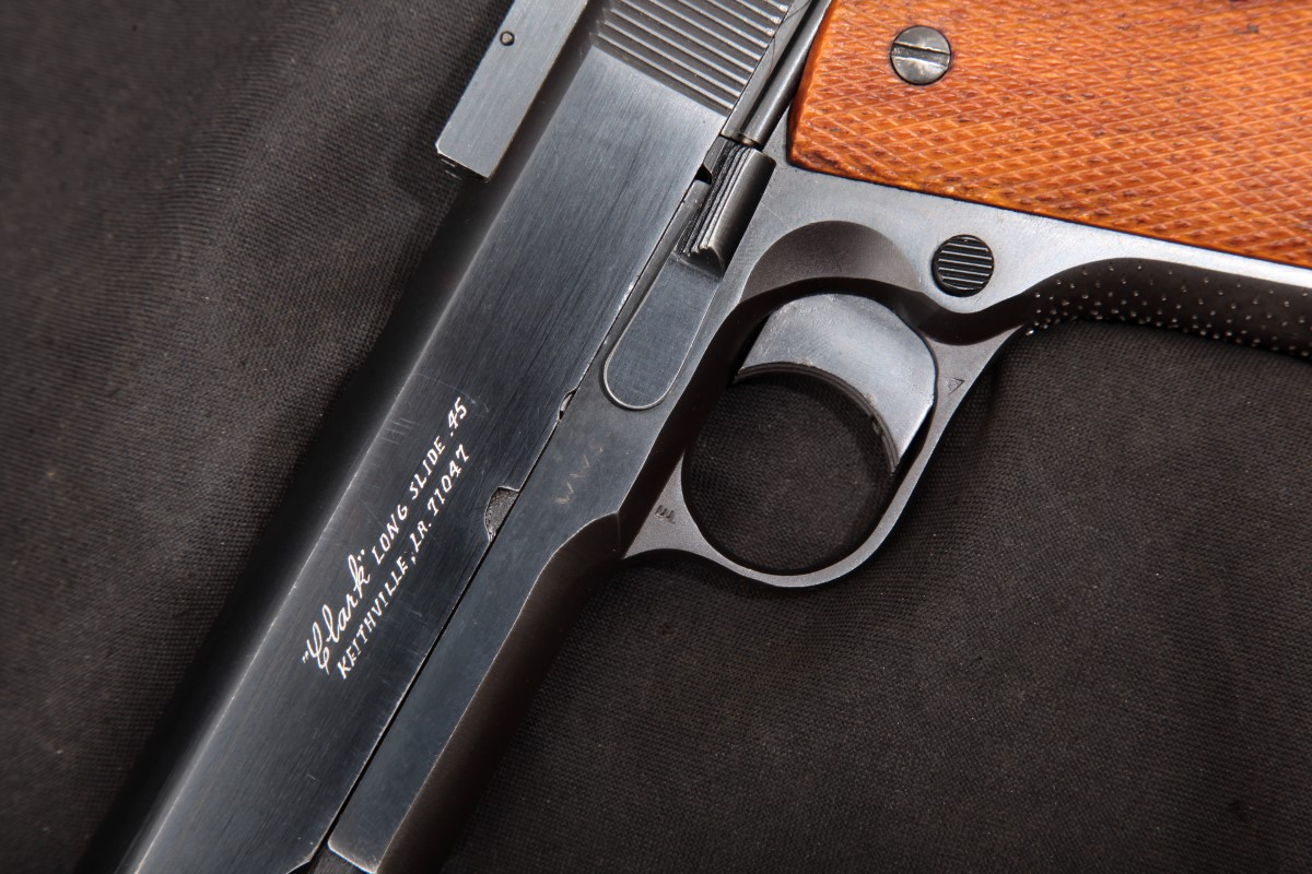 Colt Clark Custom Long-Slide 1911, Blue 6 1/4" Sa Single-Aciton Semi ...
