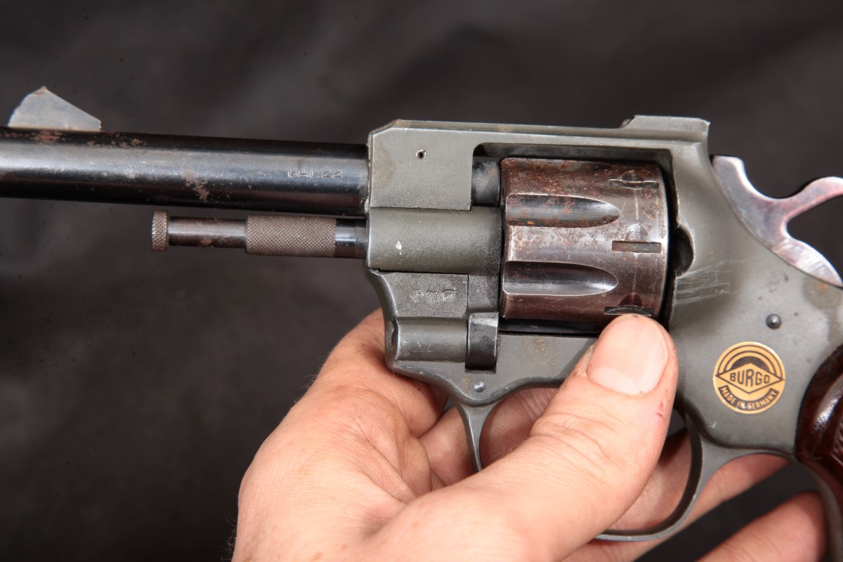 Burgo Rohm Rg-10, 4" Double/Single Action 8-Shot Revolver, Mfd 1961, C ...
