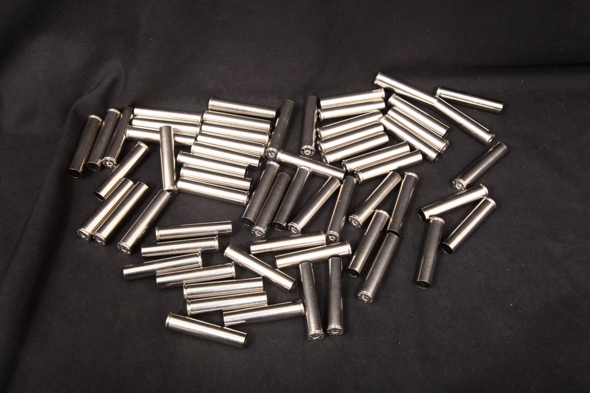 61x 444 Marlin Remington Peters New Unprimed Nickel Plated Cases Not ...