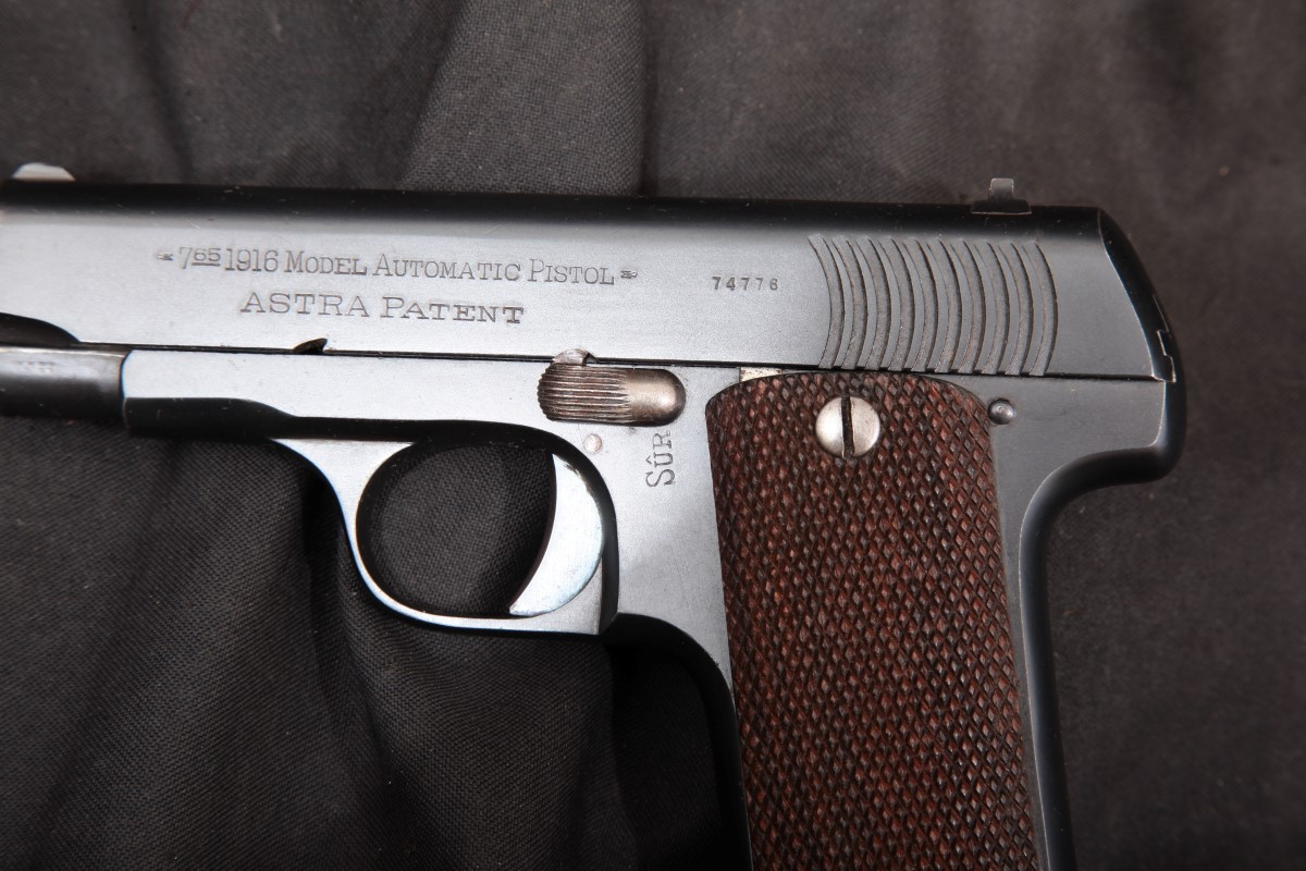 Esperanza Y Unceta Astra Model 1916 Ruby, Blue, 3 7/16 Sa Semi-Automatic Pistol, Mfd 1916-20, C ...