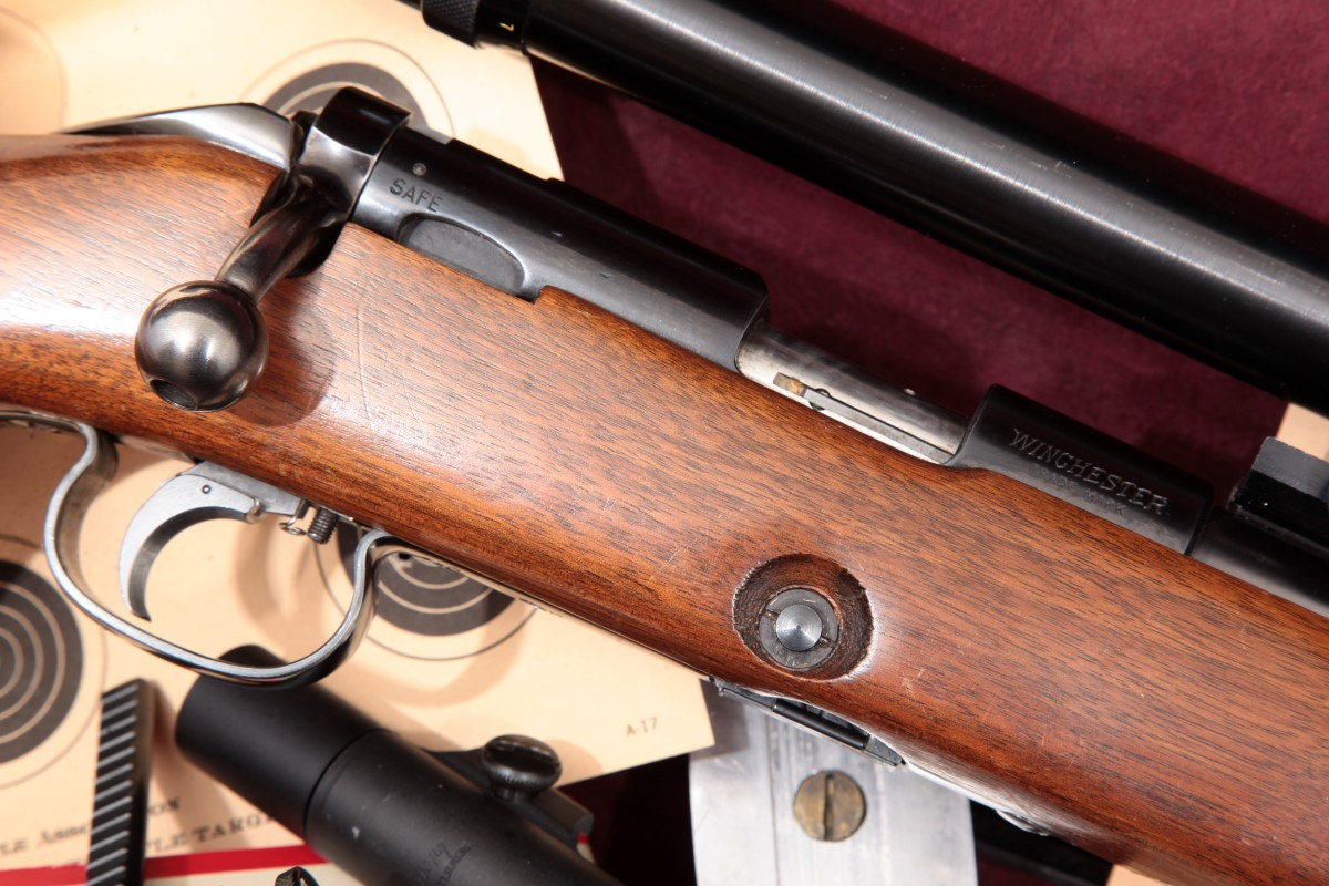 Winchester Model 52c 52-C, Blue 28" Heavy Barrel Detachable Magazine ...