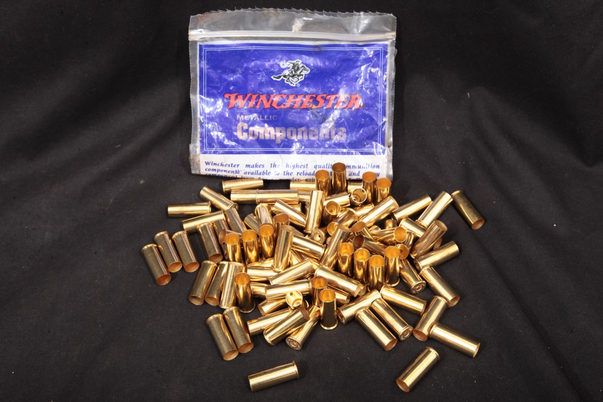 100x .44 Rem Mag Magnum Winchester New Brass Cases Unprimed Ammunition ...