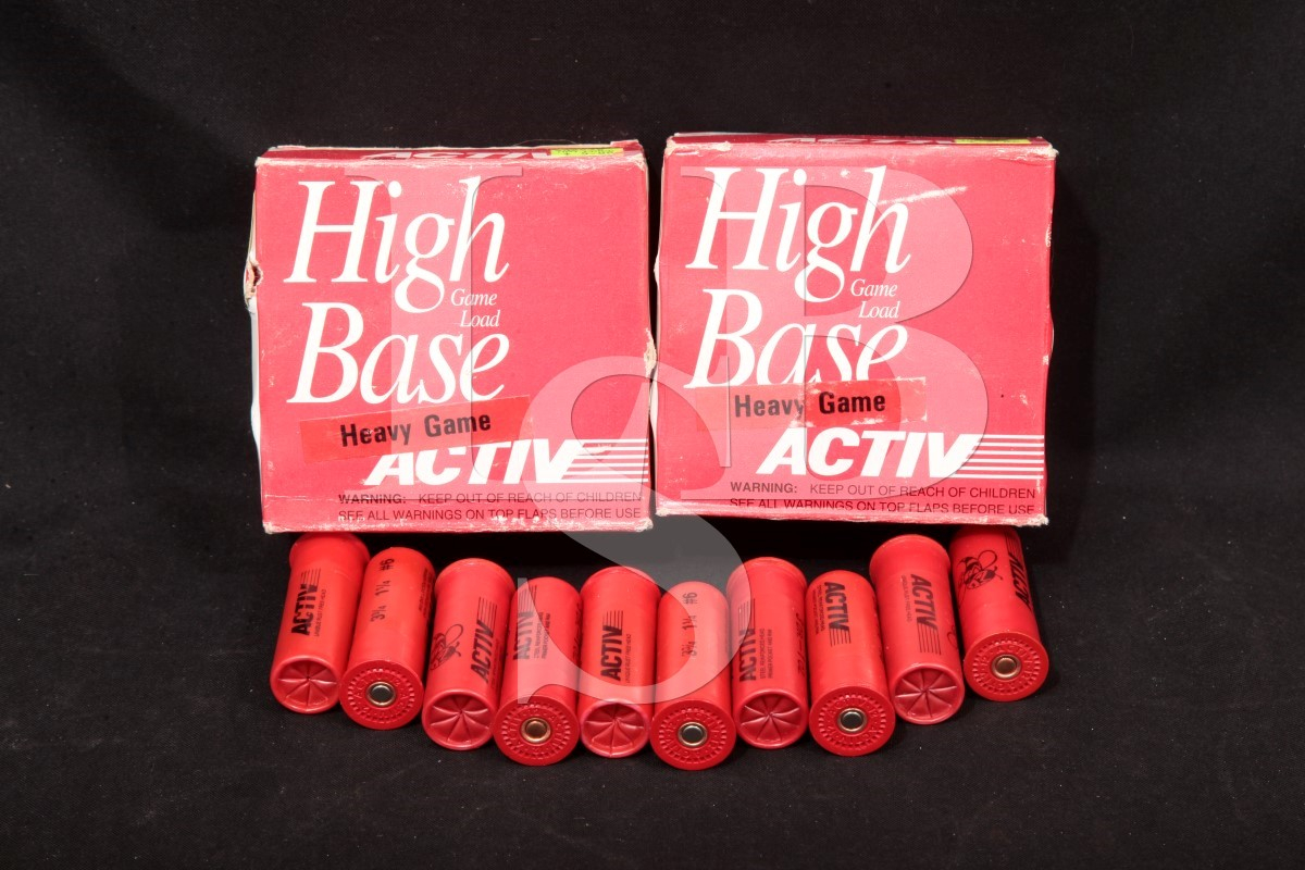 60x 12ga 2 3/4" Activ Heavy Game Shot Shells 4 & 6 Shot 3 3/4 Dr ...