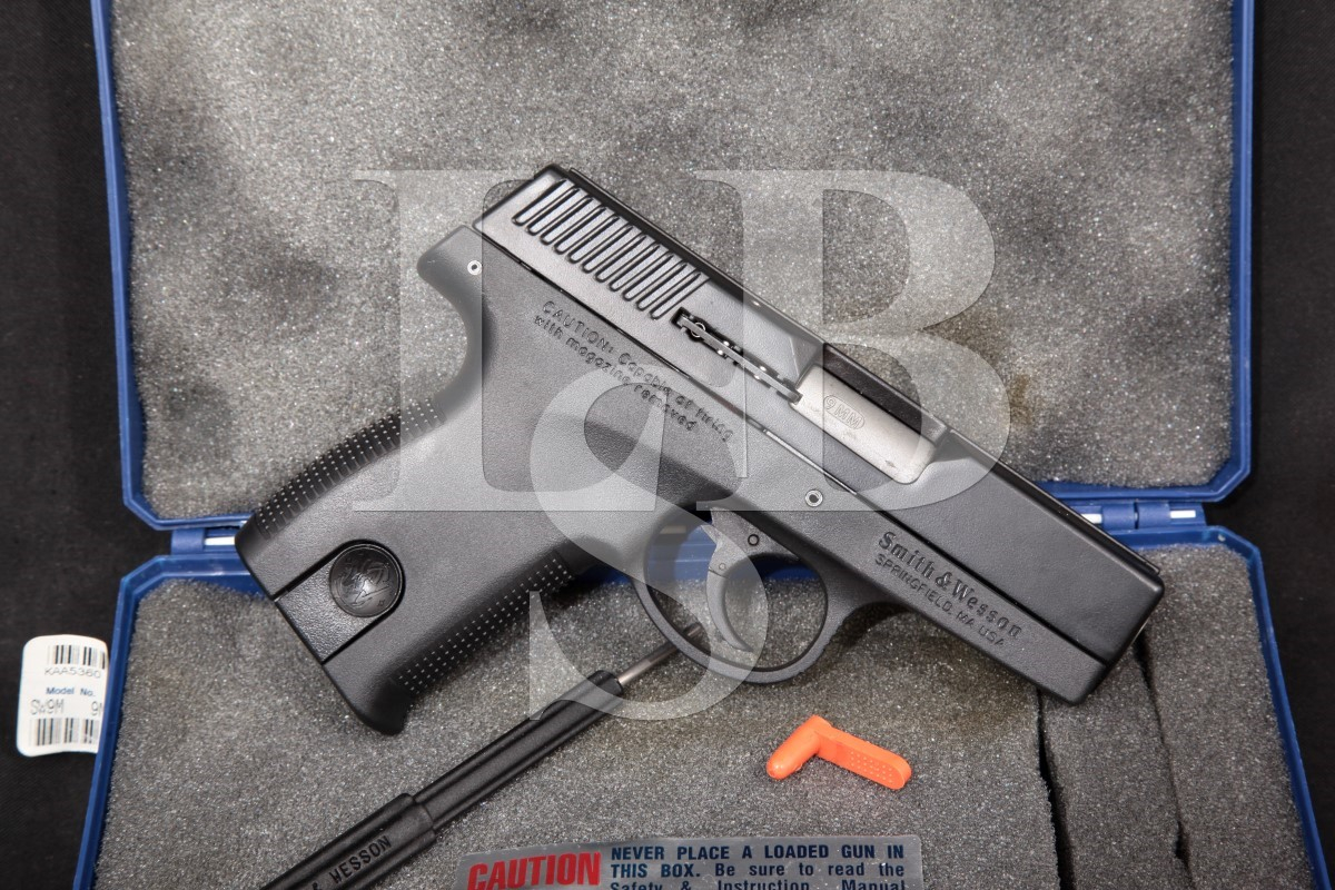 Smith & Wesson Model Sw9m, Black 3 1/4" Striker Fired Semi-Automatic ...