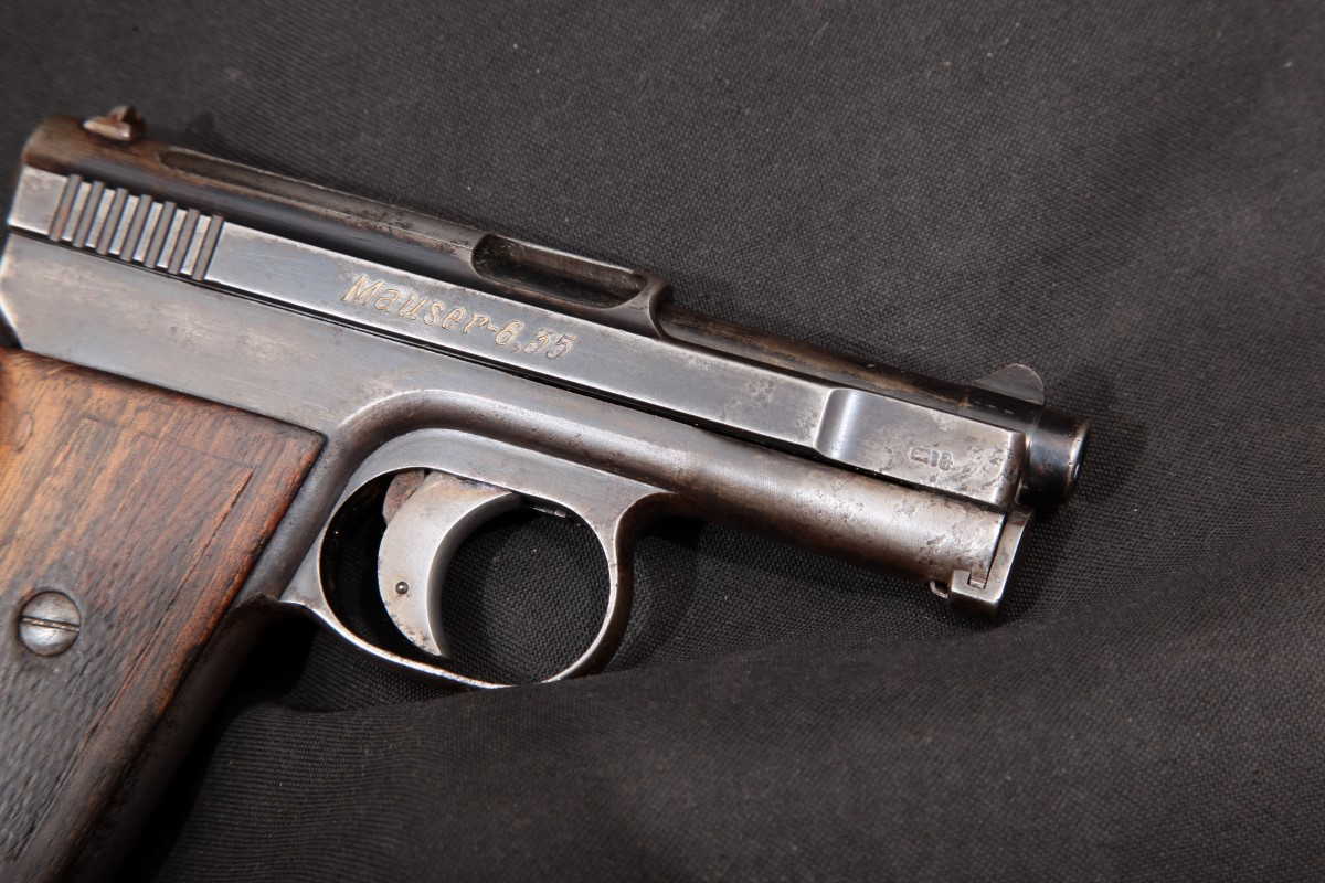 Mauser - Model 1910/14 Pocket Pistol, Commercial, Blue, 3 1/8” SA Semi ...