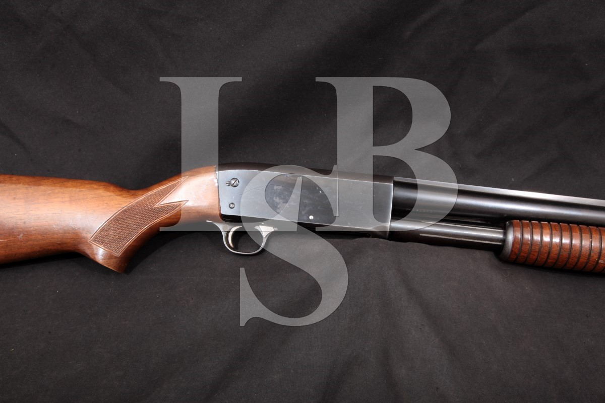 Ithaca Gun Co. Model 37-R 37r Featherlight, Blue 30" Solid Rib Pump ...