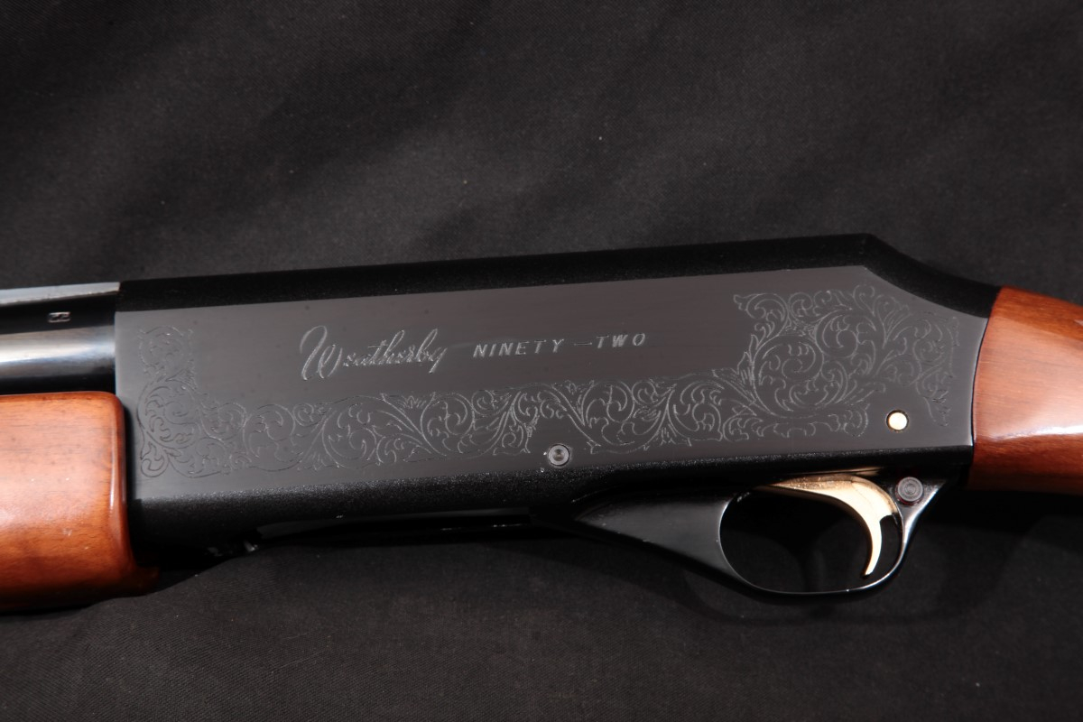 Weatherby Model Ninety Two 92, Blue & Black 28" Vent-Rib Pump/Slide ...