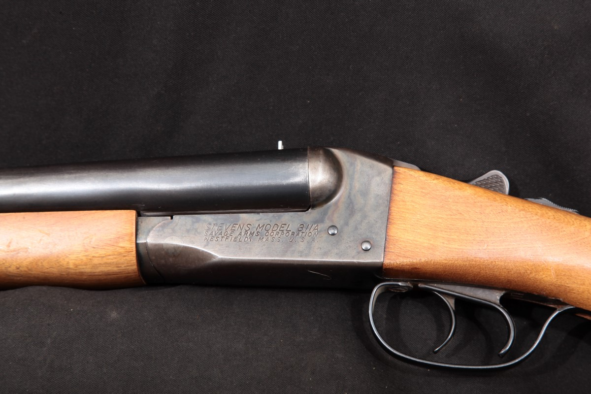 Stevens-Savage Model 311a, Blue & Case Color 25" Sxs Side-By-Side Double Barrel Shotgun, Mfd ...