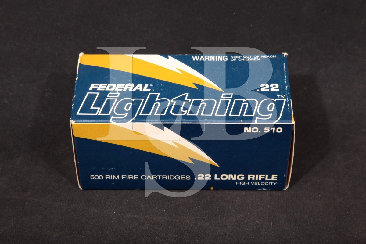 500x .22 Long Rifle Federal Lightning High Velocity Ammunition Ammo 22 ...