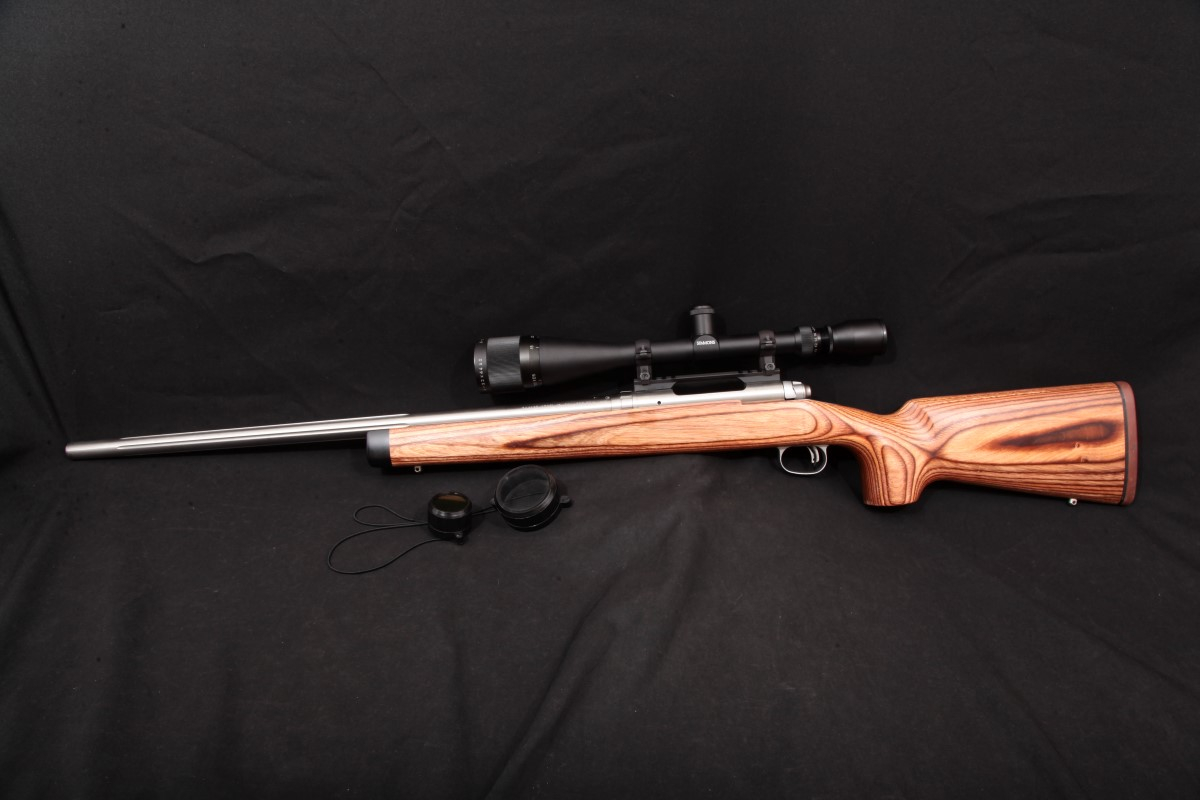 Savage Arms Model 12 Bvss 12bvss, Stainless 26" Fluted Bull Barrel Bolt ...