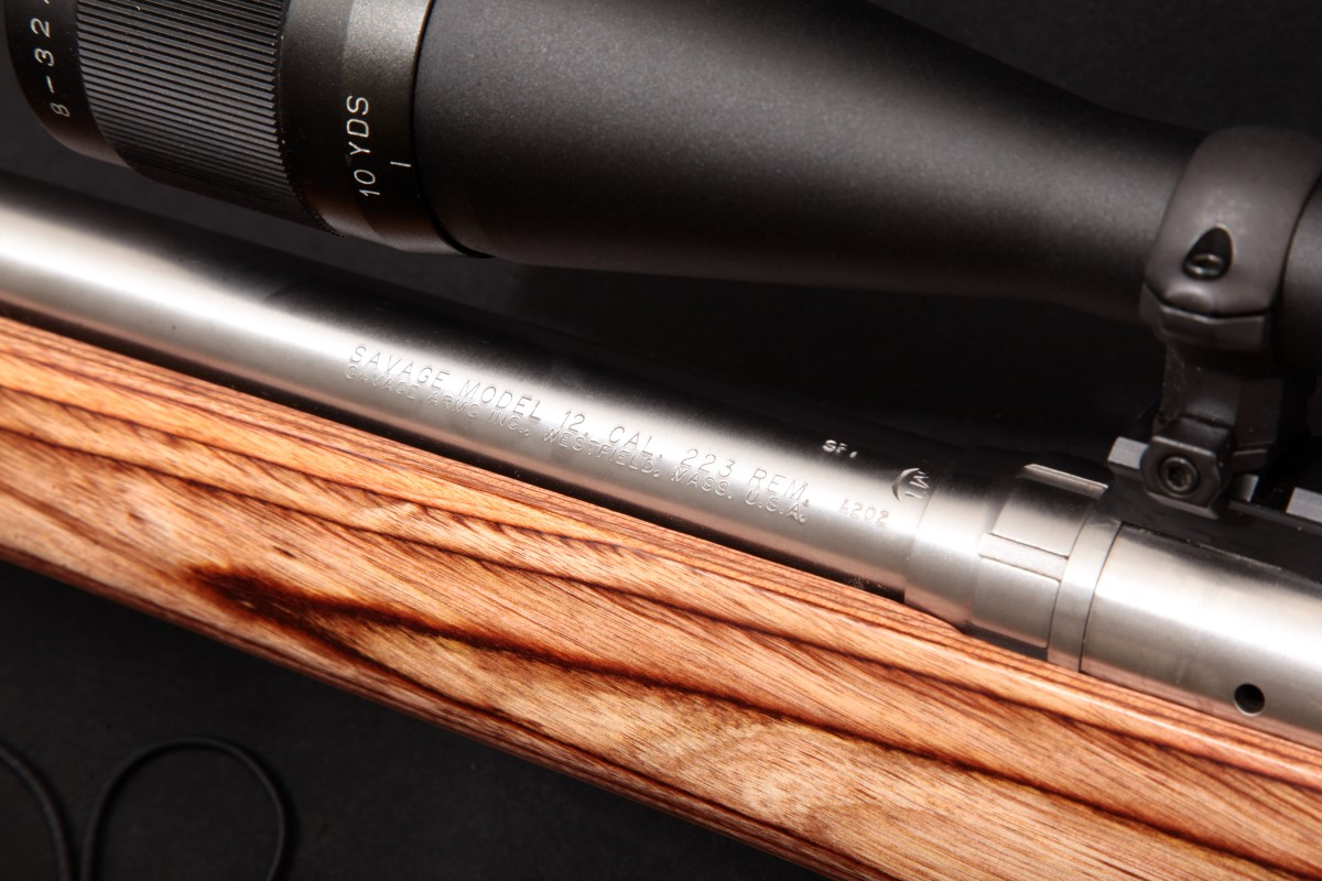 Savage Arms Model 12 Bvss 12bvss, Stainless 26" Fluted Bull Barrel Bolt ...