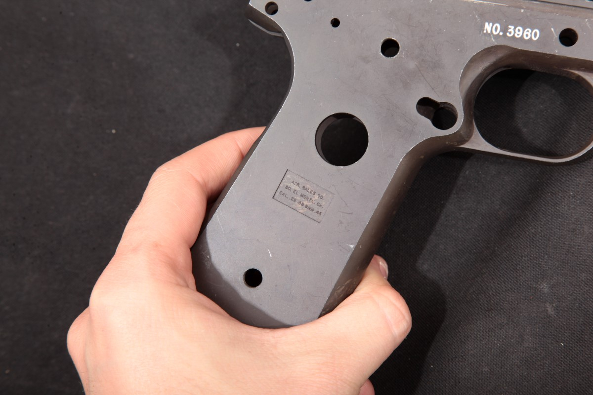 A.R. Sales Company 1911 Aluminum Government Size Semi Automatic Pistol ...