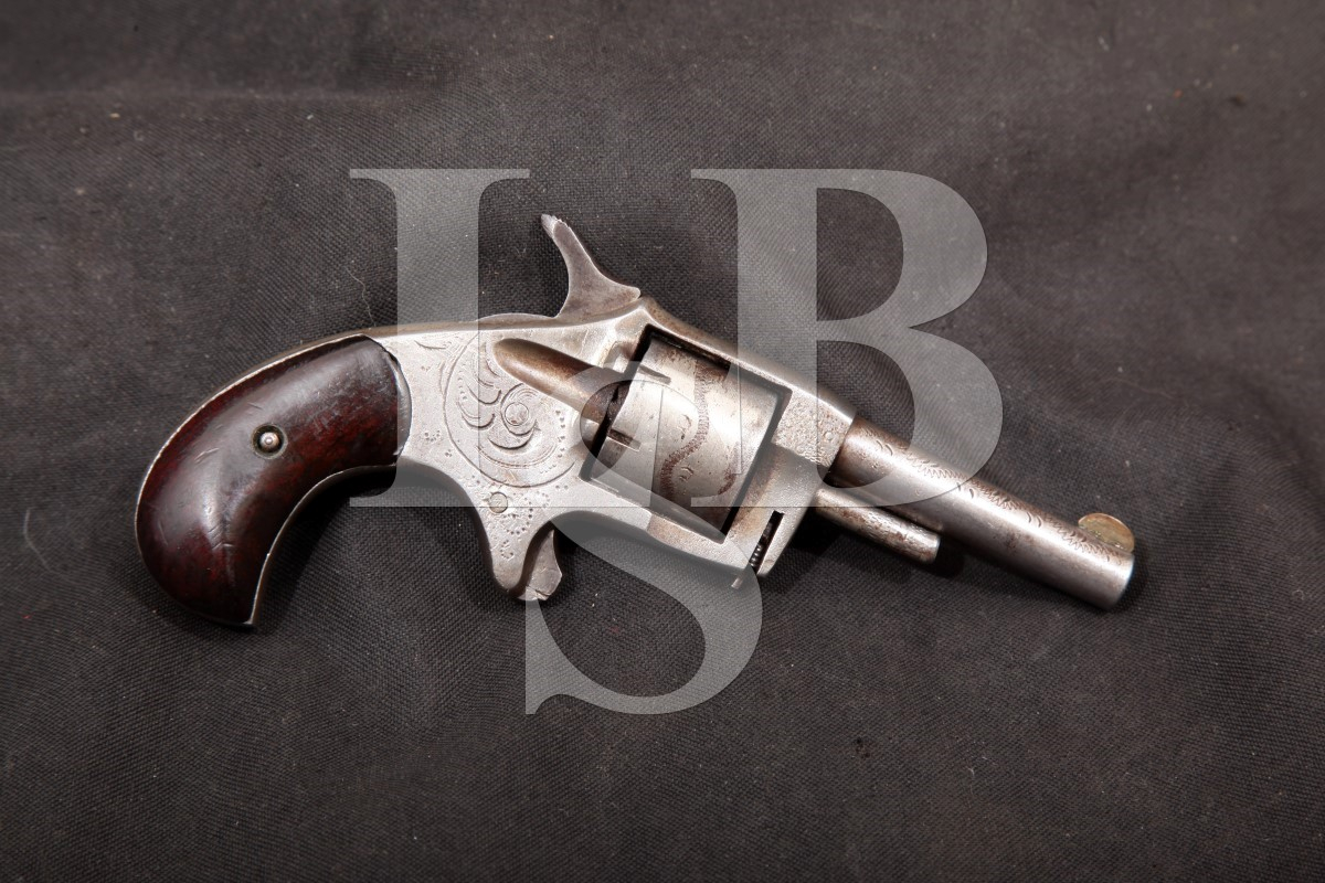 Bacon Arms Rare Model Bonanza 7 Shot Pocket Revolver, Nickel 2 ¼ ...