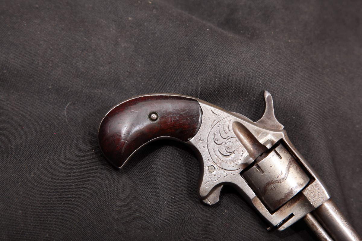 Bacon Arms Model Bonanza 7 Shot Pocket Revolver, Nickel 2 Single Action ...