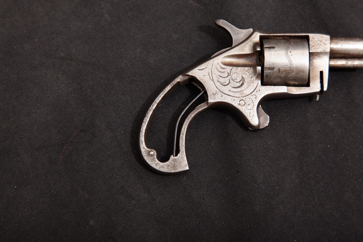 Bacon Arms Model Bonanza 7 Shot Pocket Revolver, Nickel 2 Single Action ...