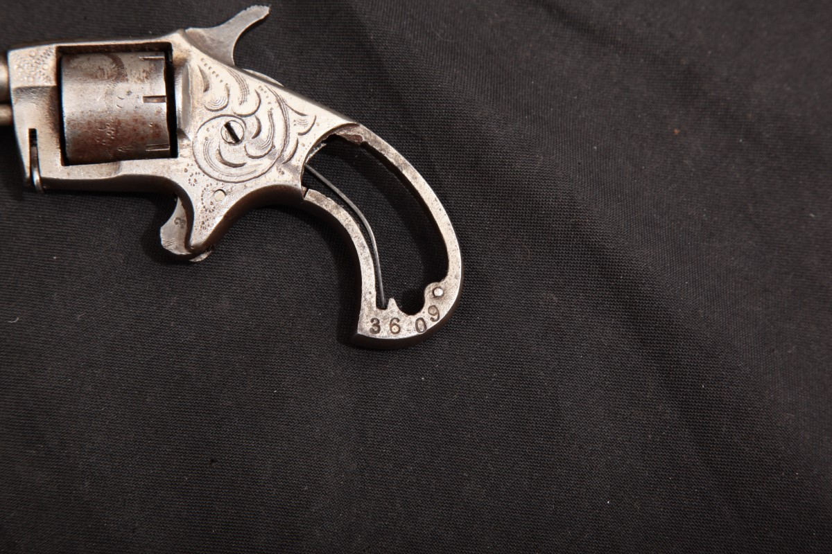 Bacon Arms Model Bonanza 7 Shot Pocket Revolver, Nickel 2 Single Action ...