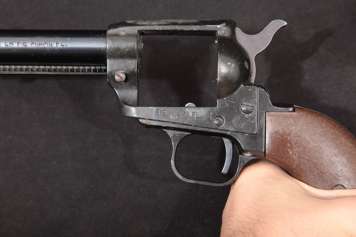 F.I.E. Model E15 E 15, Blue 4 1/2" Single Action Revolver, Gunsmith ...