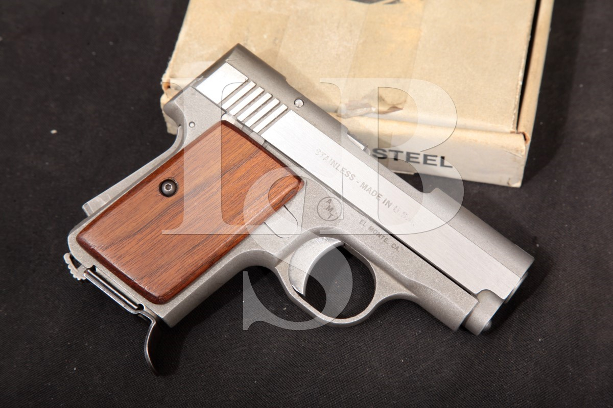 Amt Model Backup, Stainless Steel, 2 3/4" Single-Action Semi-Automatic ...