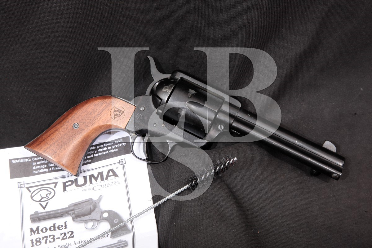 Chiappa Firearms Puma Model 1873-22, Black Coated Alloy 4 3/4