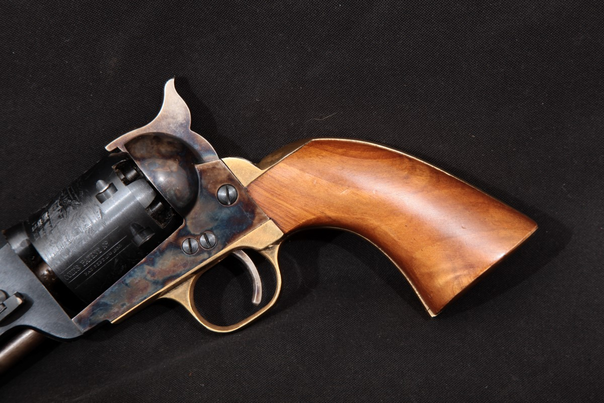 Armi San Paolo Reproduction Model 1851 Navy, Blue & Brass 7 1/2" Single ...