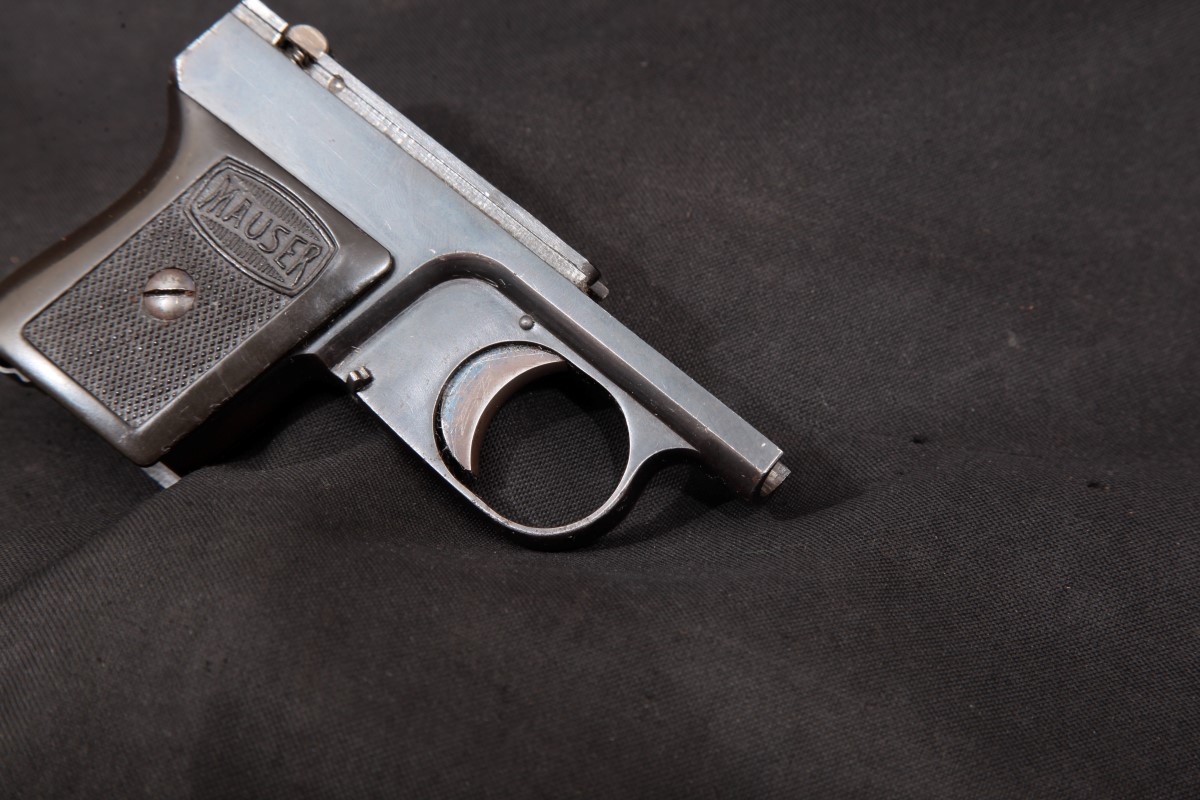 Mauser Model Wtp I Vest Pocket Automatic, Frame & Grip Only, Blue Sa ...