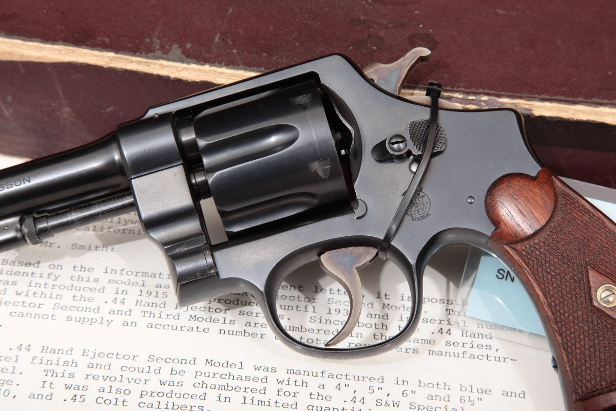 Smith & Wesson S&W .44 Hand Ejector 2nd Model Ray A. Cheely Collection ...