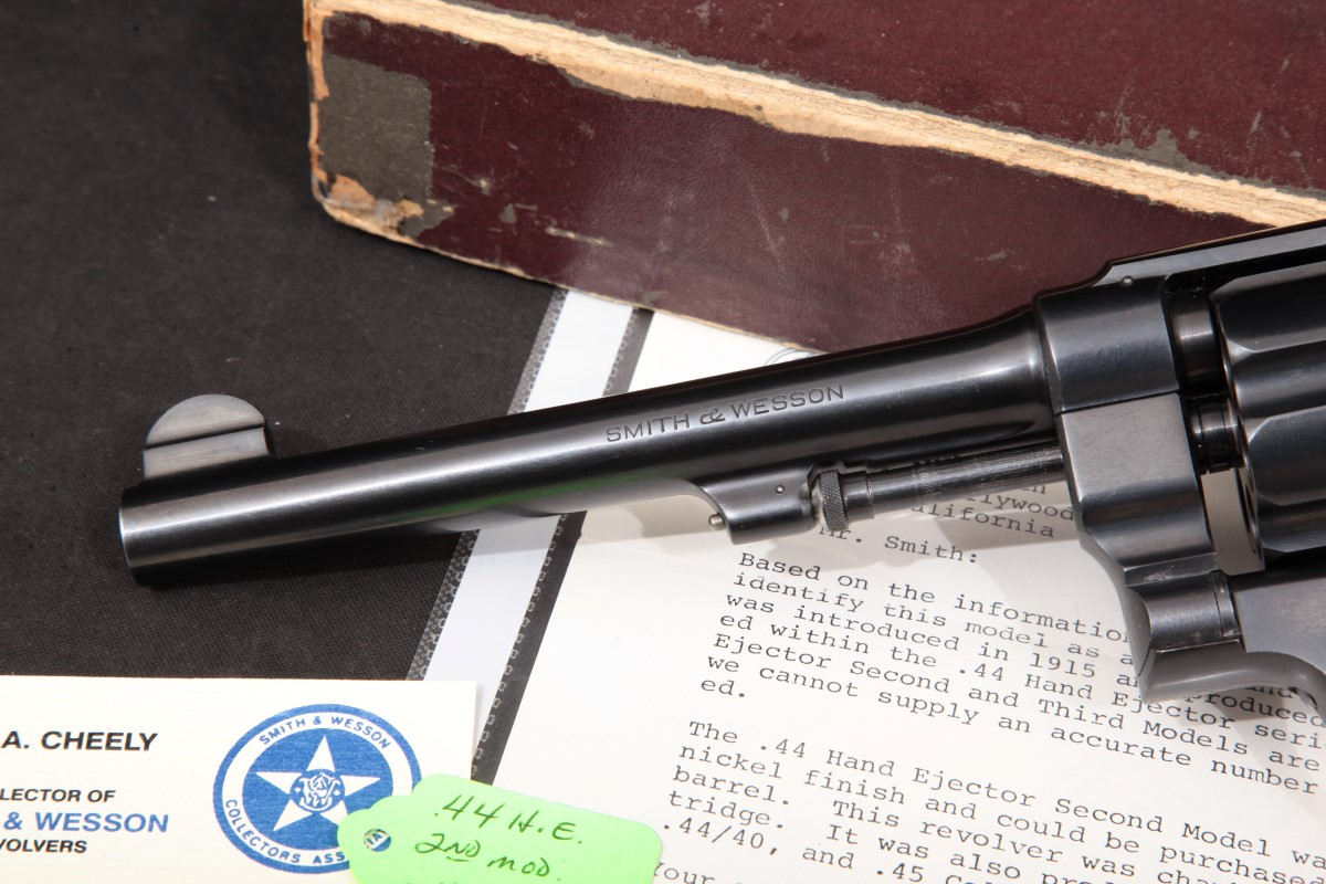 Smith & Wesson S&W .44 Hand Ejector 2nd Model Ray A. Cheely Collection ...