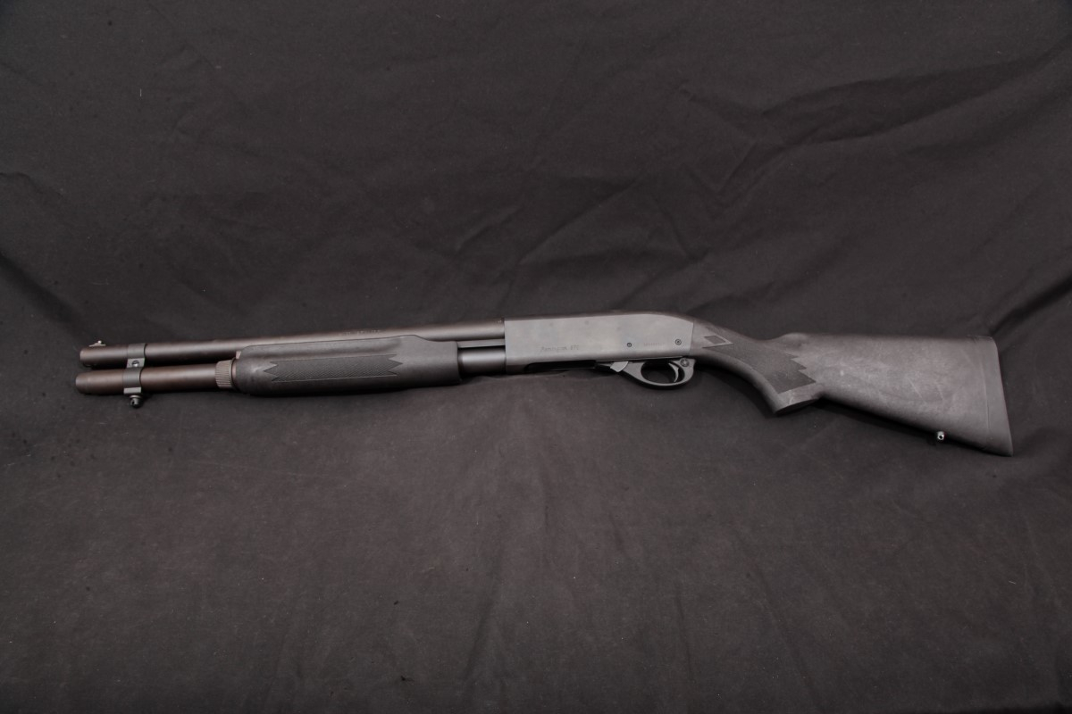 Remington Model 870, Matte Blue 18 1/2" Full-Length Magazine Tube Pump ...