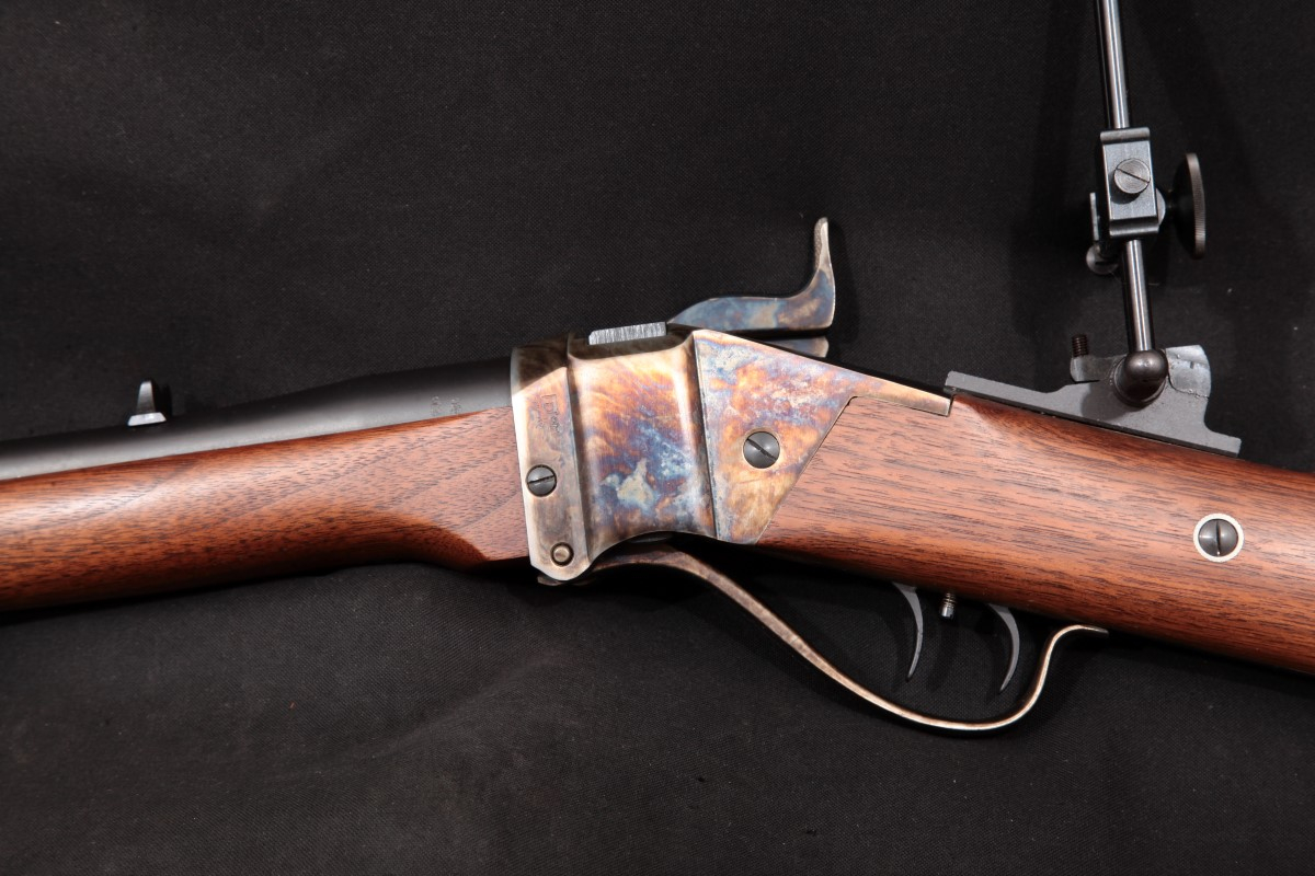 Pedersoli Model 1874 Sharps Little Betsy, Dbl. Set Triggers, Blue/Case ...