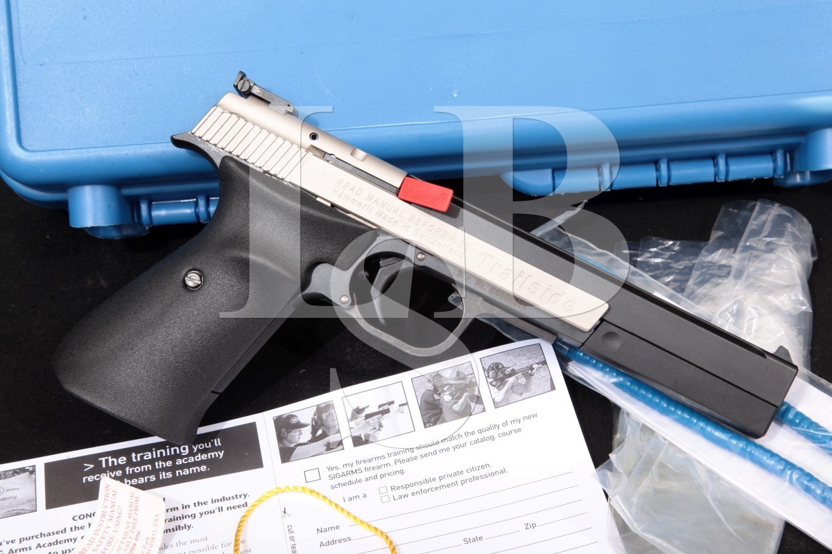 Hammerli Sig Trailside, Black & Nickel 6" Semi-Automatic Target Pistol ...