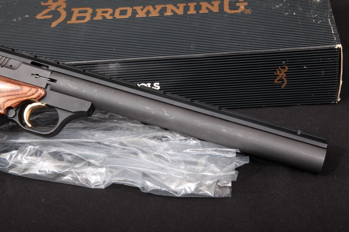 Browning Model Buck Mark Varmint Buckmark, Blue & Black 9 7/8" Bull ...