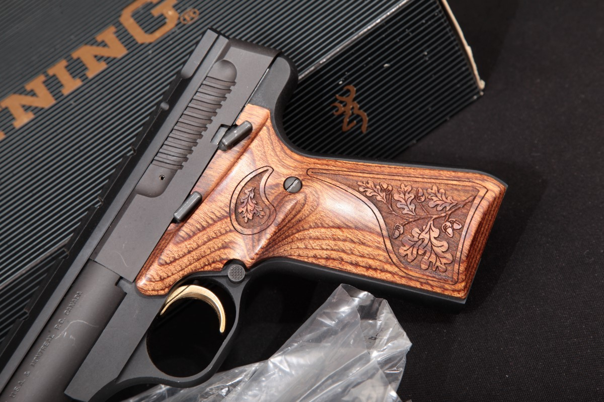 Browning Model Buck Mark Varmint Buckmark, Blue & Black 9 7/8" Bull ...