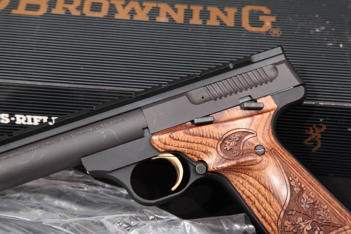 Browning Model Buck Mark Varmint Buckmark, Blue & Black 9 7/8" Bull ...