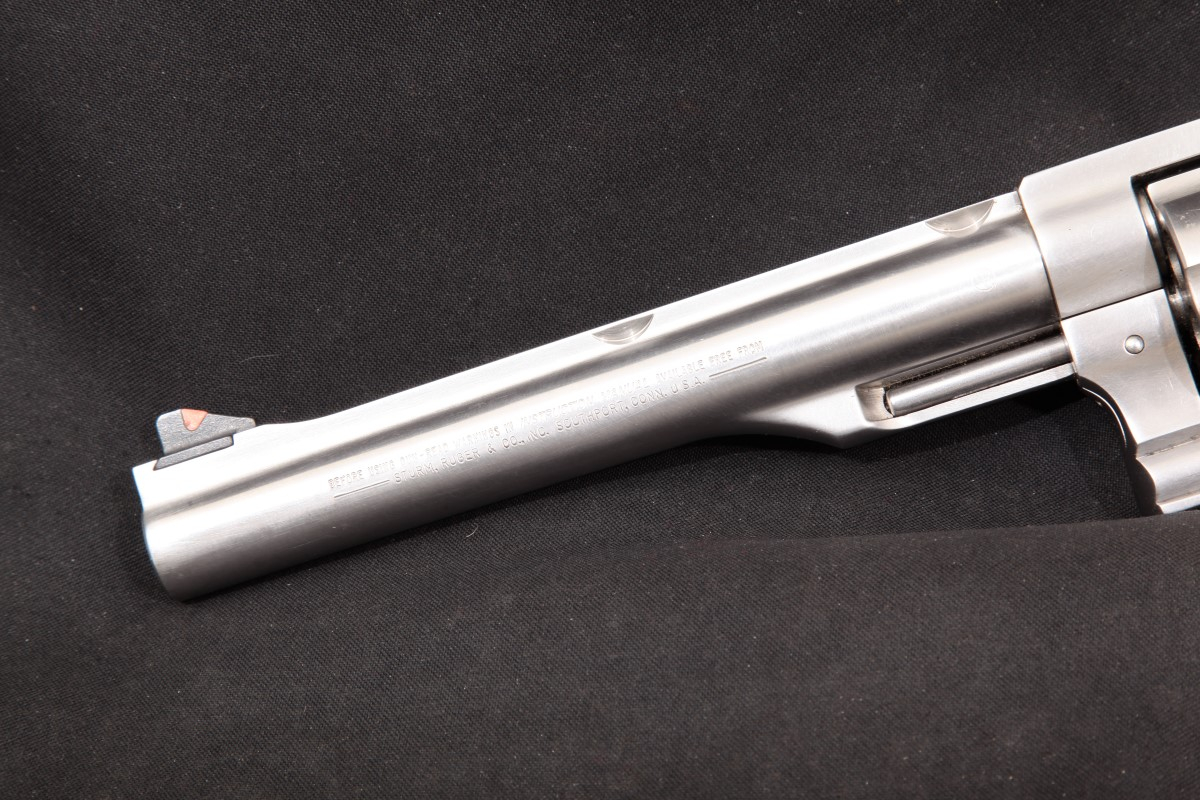 Sturm, Ruger & Co. Model Redhawk, Stainless 7 1/2" 6-Shot Sa/Da Double ...