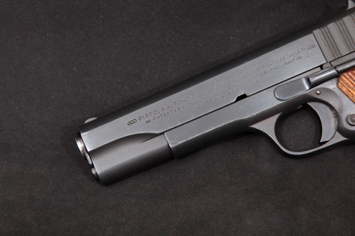 Argentine Hafdasa Model Ballester-Molina Pistol Import Marked, Restored ...