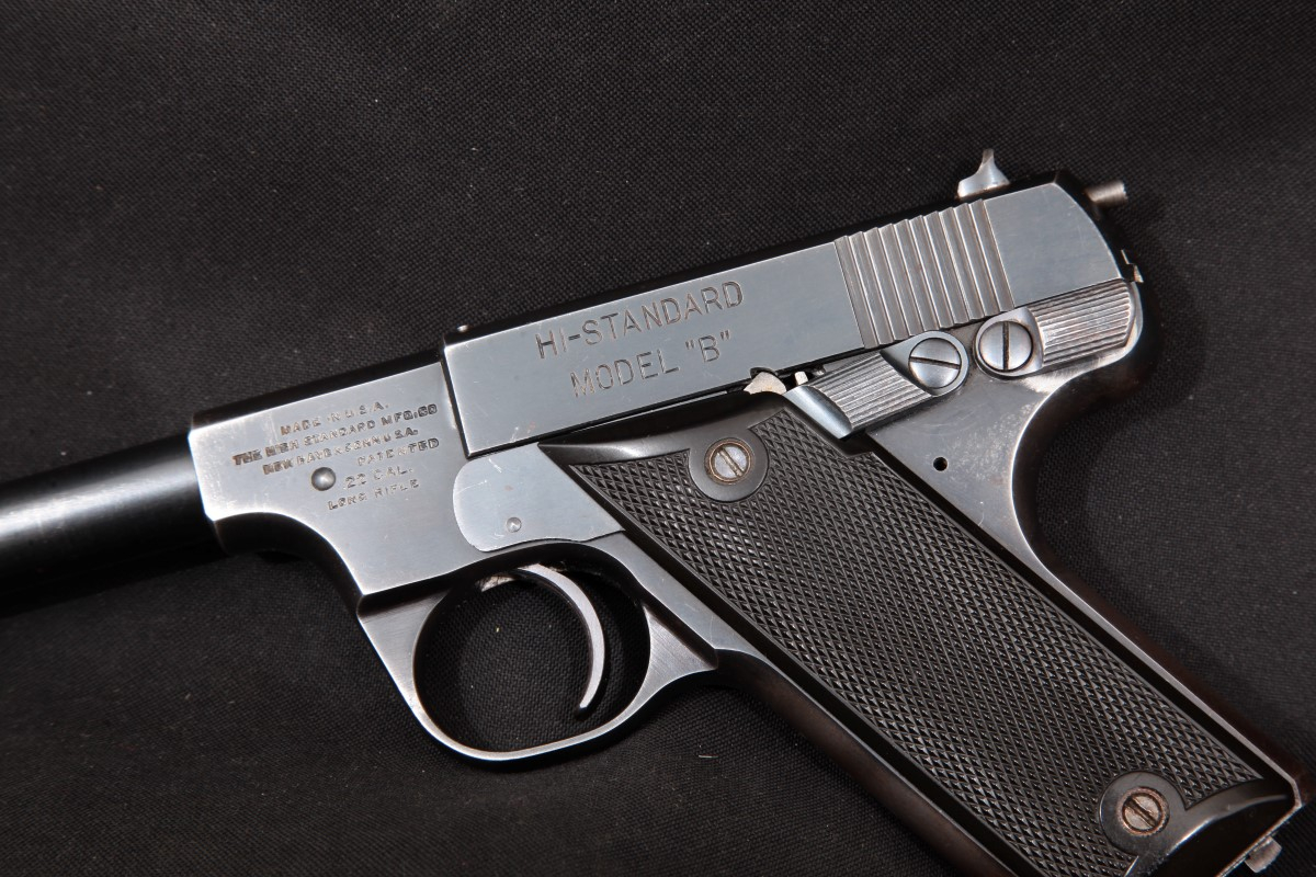 High Standard Hi-Standard Model B Type 1-A, Blue, 6 Sa Semi-Automatic ...