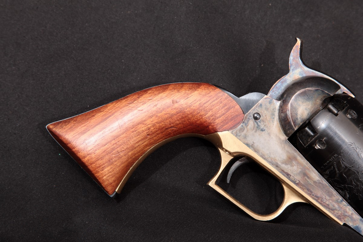 Armi San Marco Asm Model 1847 Walker, Blue/Case/Brass, 9 Single Action ...