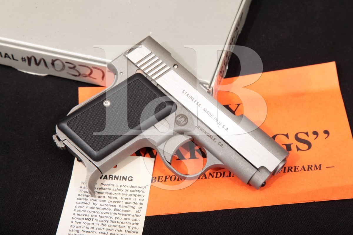 Irwindale Arms Inc. IAI Model Backup, Stainless 2 1/2