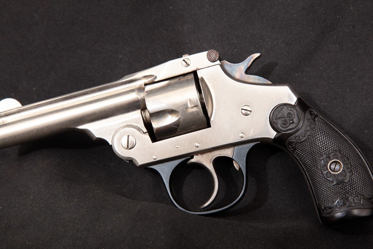 Iver Johnson Third Model Small Frame Safety Automatic, Nickel 3" Sa/Da ...