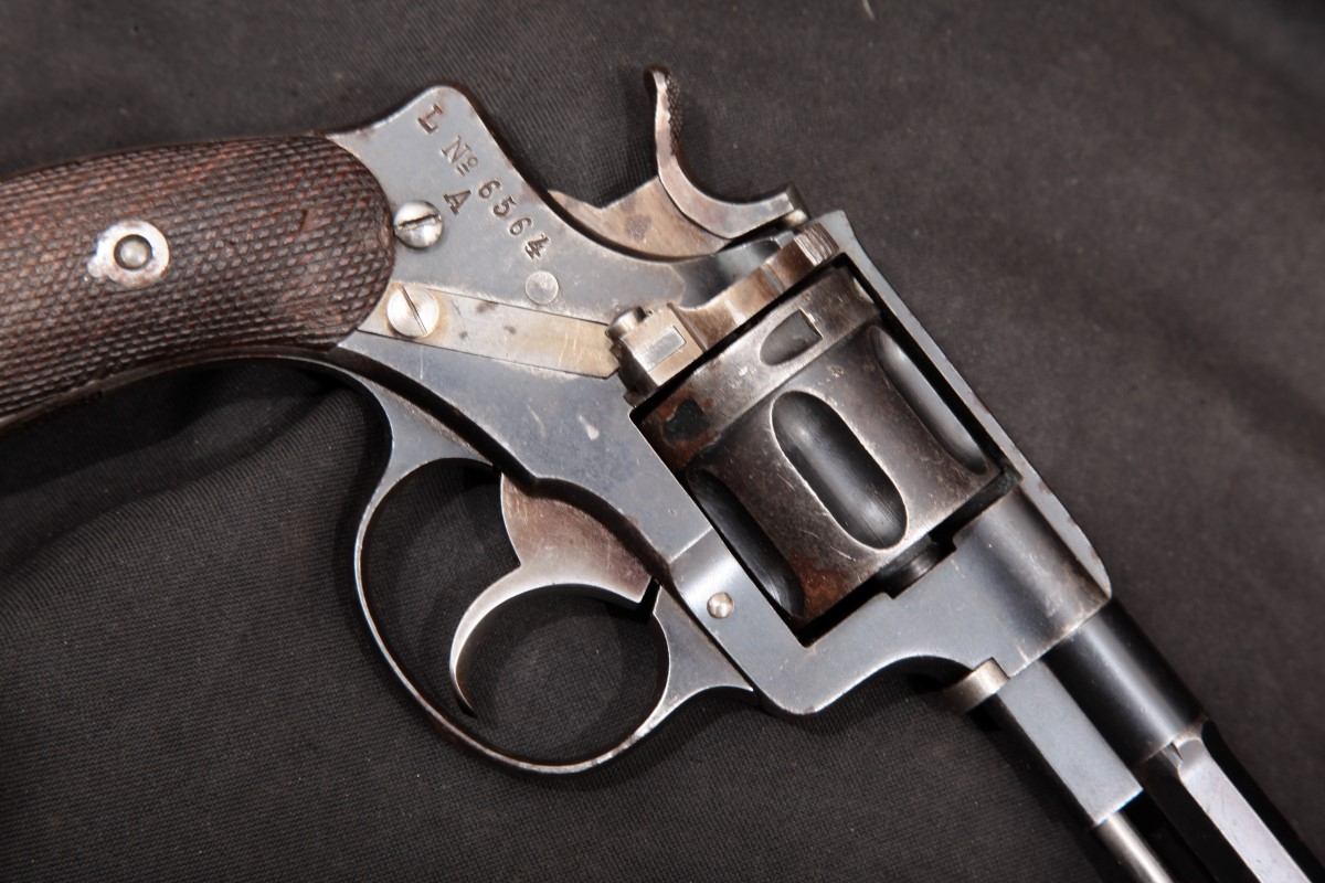 Husqvarna 1887 Officer`S Model Nagant, 4 3/8" Double/Single Action ...