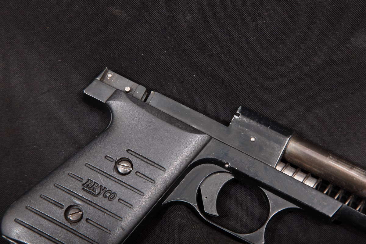 Jennings/Bryco Model 48, Blue 4" Single Action Semi Automatic Magazine ...