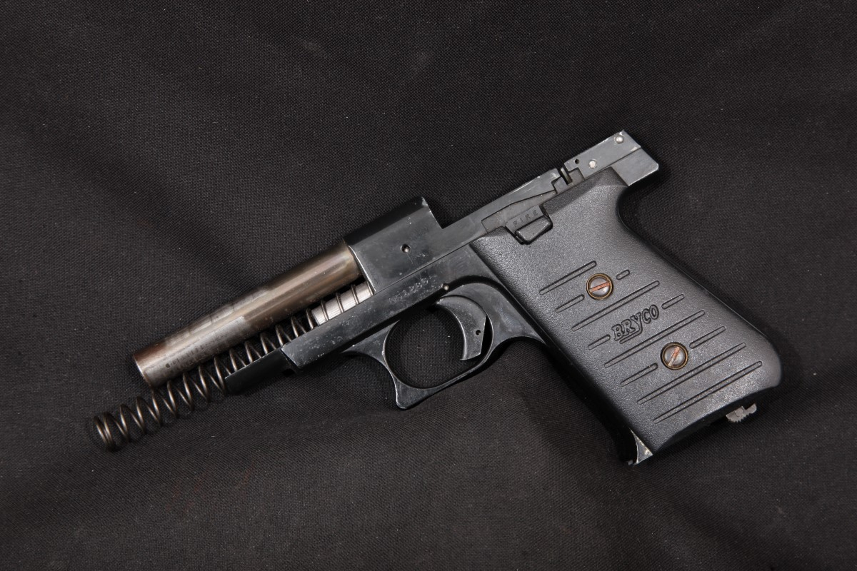 Jennings/Bryco Model 48, Blue 4" Single Action Semi Automatic Magazine ...