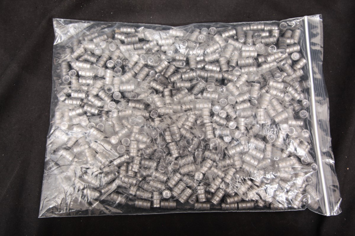 550x .38 148 Gr. Lead Hbwc Hollow Base Wad Cutter 3-D Bullets ...