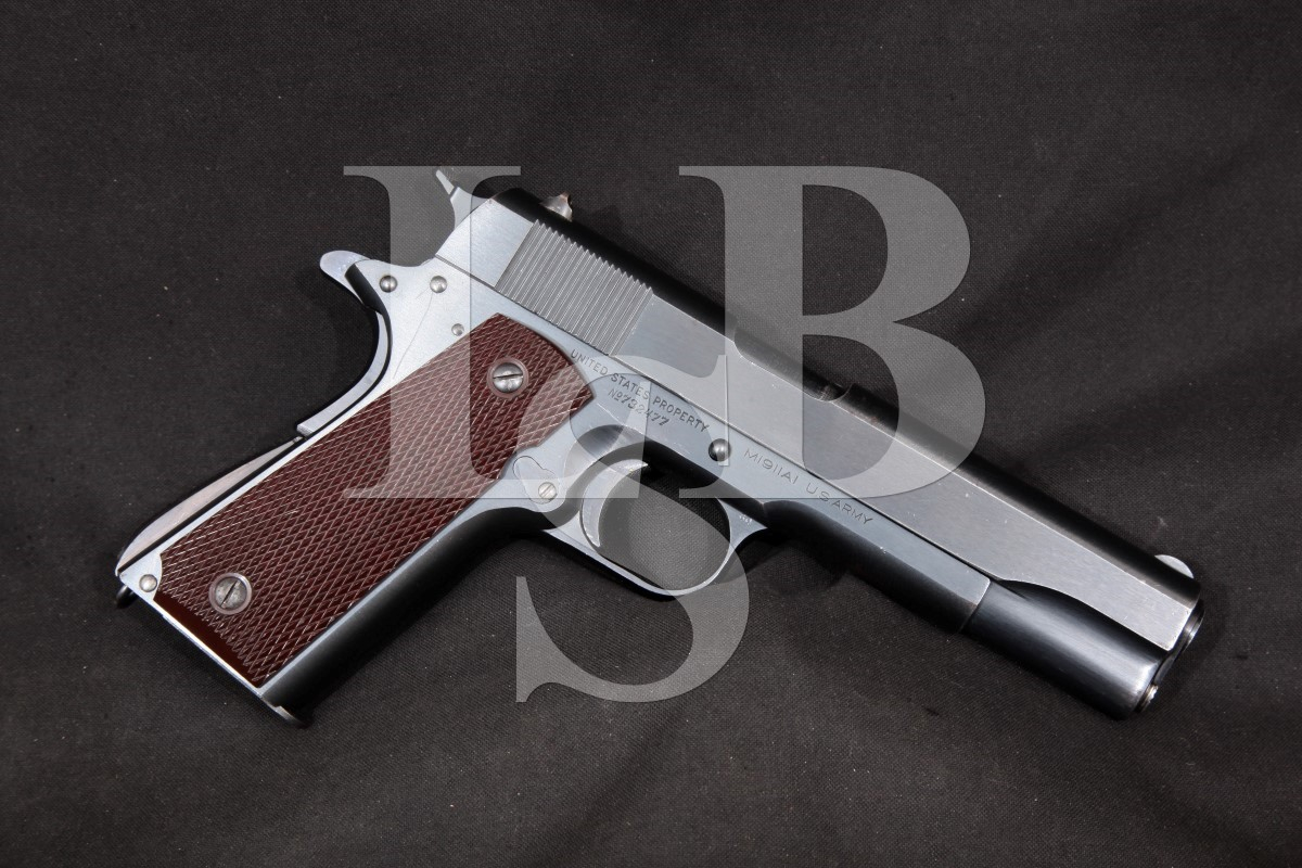 Colt U.S. Army Model 1911a1 M1911-A1 Late Pre-War, Blue 5" Single ...