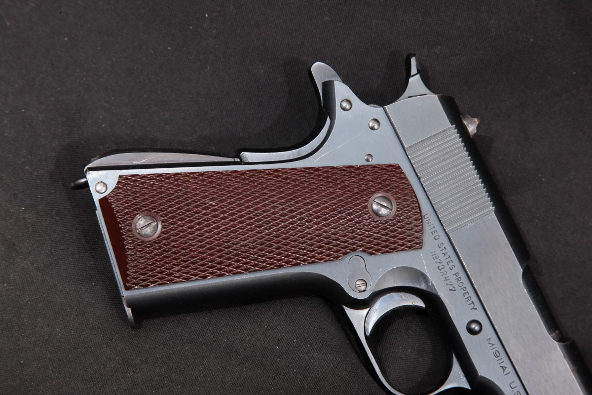 Colt U.S. Army Model 1911a1 M1911-A1 Late Pre-War, Blue 5" Single ...
