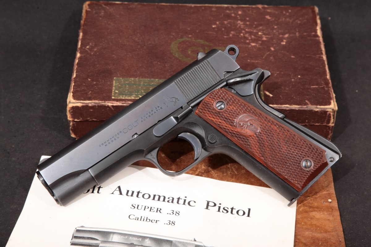 Colt Very Early Pre-Series `70 Commander Lightweight, Blue & Black 4 1/ ...